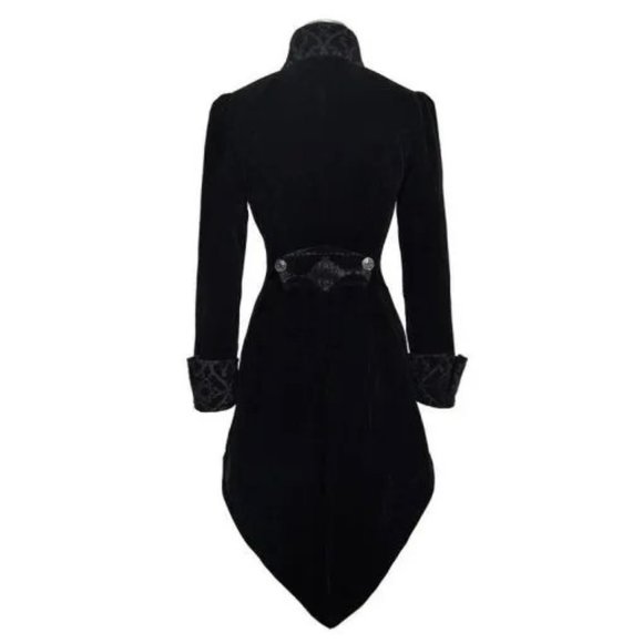 Dark Rock | Jackets & Coats | Womens Steampunk Swallow Tail Coat Gothic ...